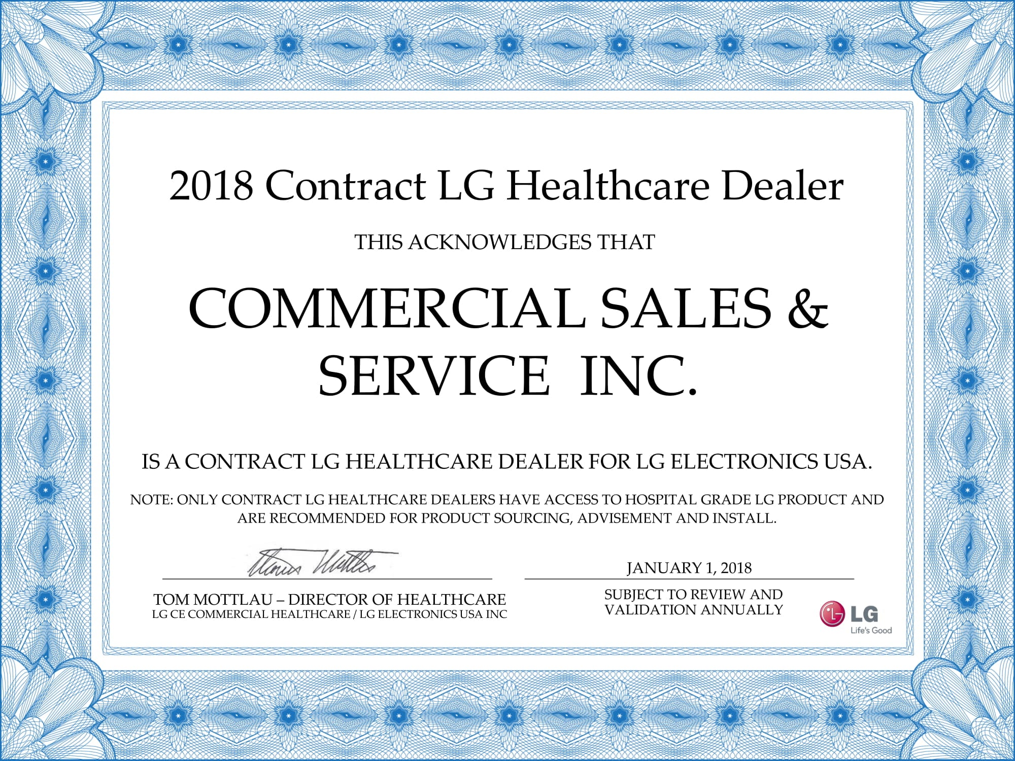 Commercial Sales & Service